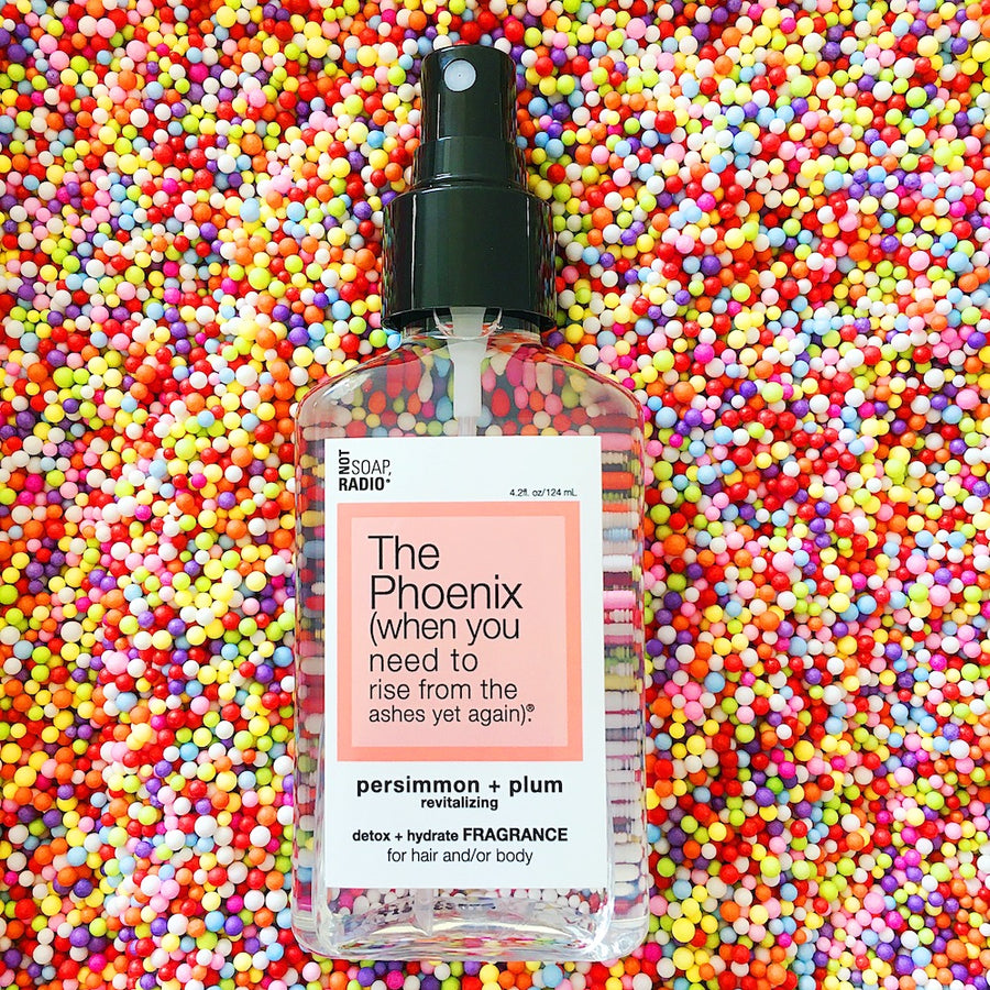 Persimmon + plum aromatherapy body spray, light floral fragrance ...