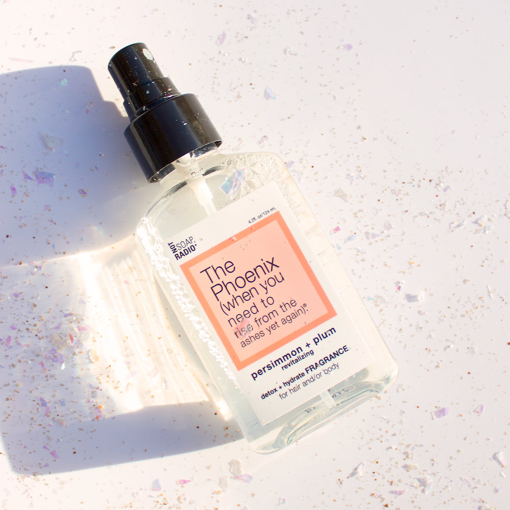 Persimmon + plum aromatherapy body spray, light floral fragrance ...